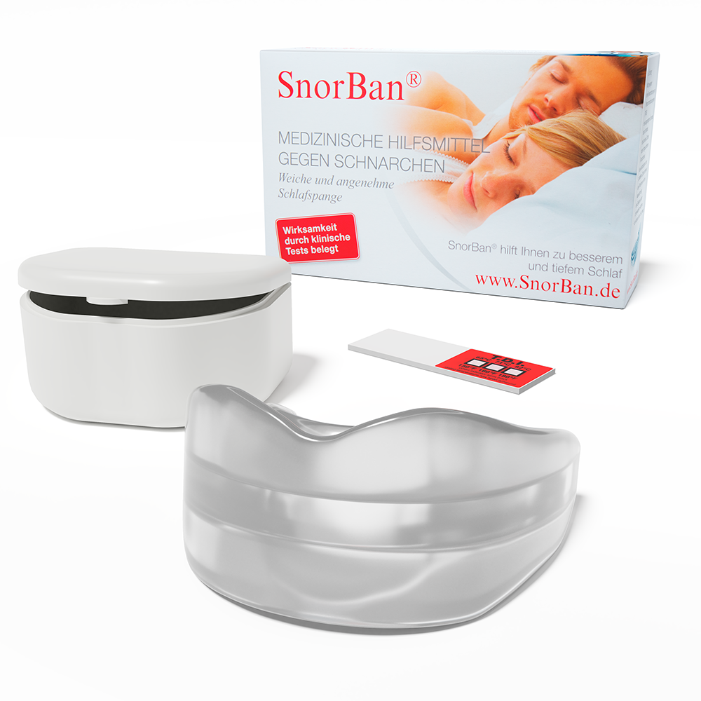 SnorBan Schnarchschiene nur 61,95 € - BPA-frei kaufen